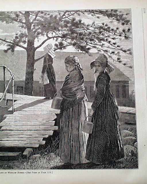 Winslow Homer's "The Morning Bell"... - RareNewspapers.com