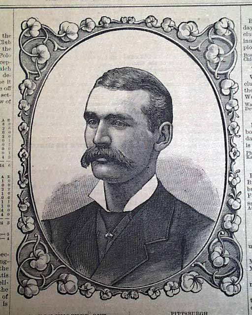 Roscoe Barnes... Won the first National League batting title ...