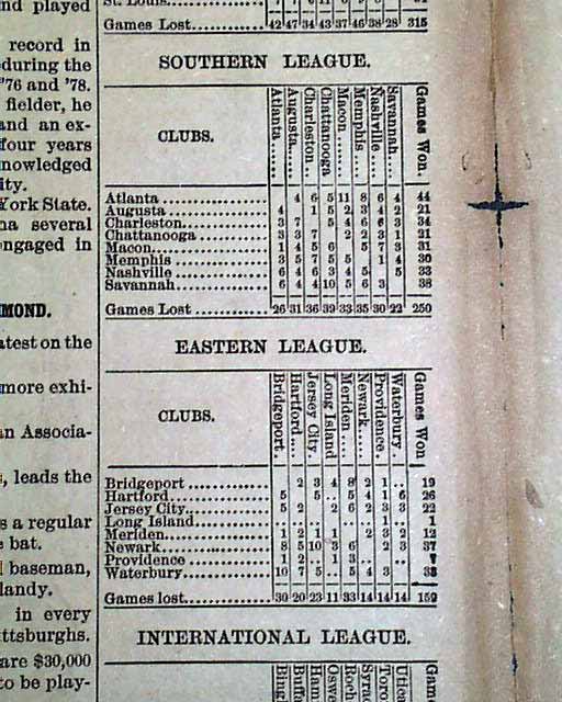 Roscoe Barnes... Won the first National League batting title ...