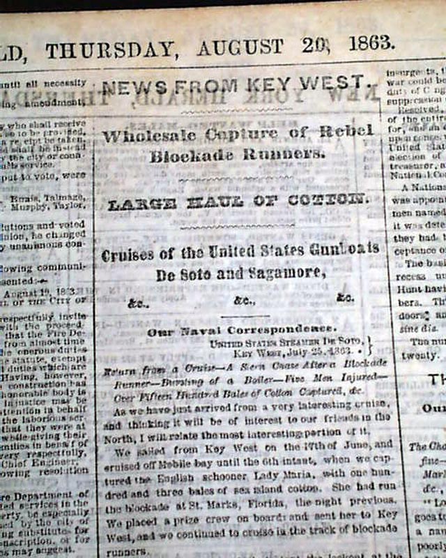 Bombing Fort Sumter... The war in Florida... - RareNewspapers.com