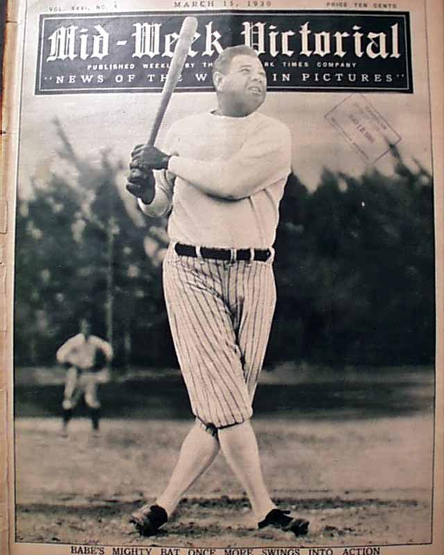 Babe Ruth on the cover... - RareNewspapers.com