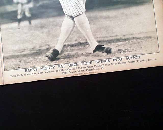 Babe Ruth on the cover... - RareNewspapers.com
