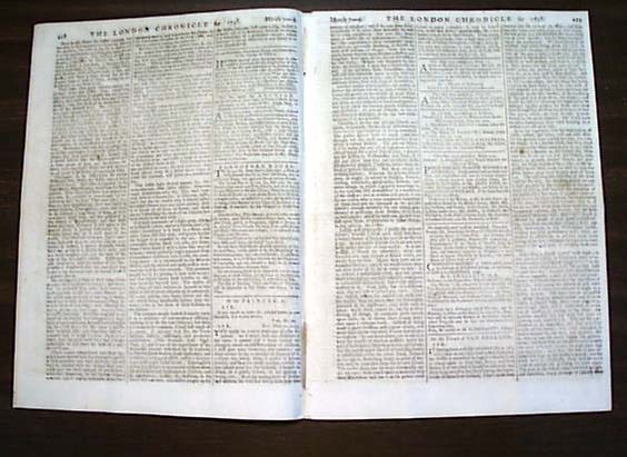 Four newspapers from 1758... - RareNewspapers.com