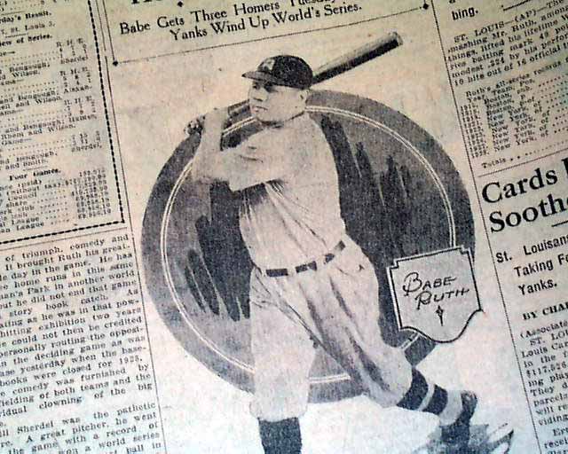 1928 Yankees World champions... - RareNewspapers.com