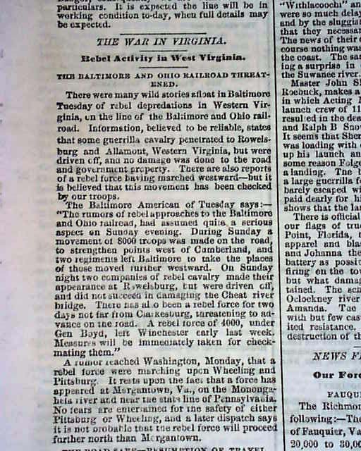 10 Civil War Newspapers... - RareNewspapers.com