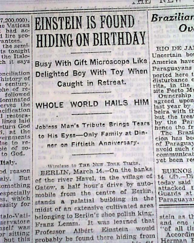 1929 Elba, Alabama flood... Albert Einstein... - RareNewspapers.com