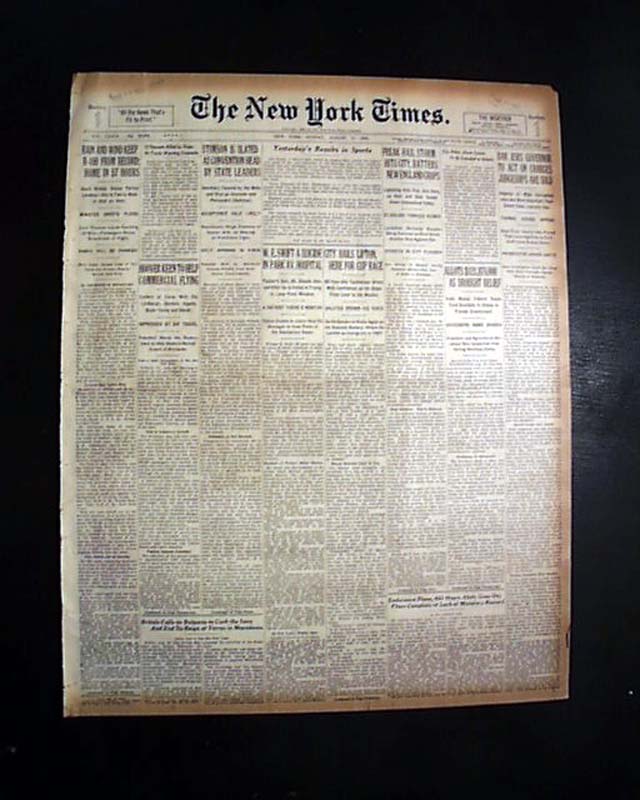 Thomas Baker Slick, Sr. death... - RareNewspapers.com