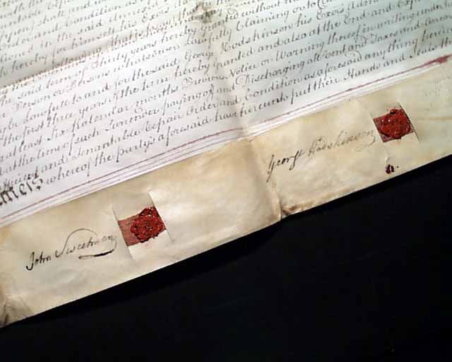 Sheepskin document from an Irish brewer in 1764... - RareNewspapers.com