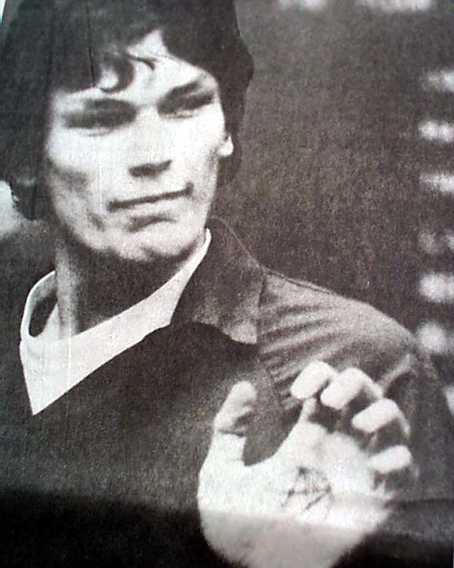 Richard Ramirez, the 'Night Stalker', in a Los Angeles newspaper ...