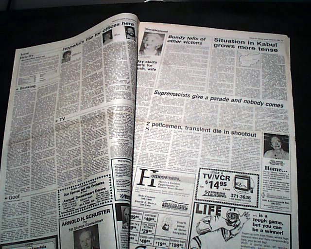 Ted Bundy electric chair execution close... - RareNewspapers.com