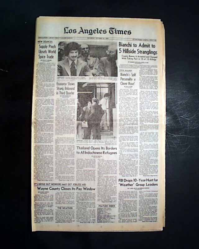Hillside Strangler arrested in L.A. ?.... - RareNewspapers.com