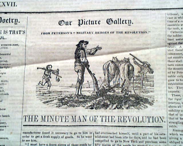 Minute Men, and Washington crossing the Delaware... - RareNewspapers.com
