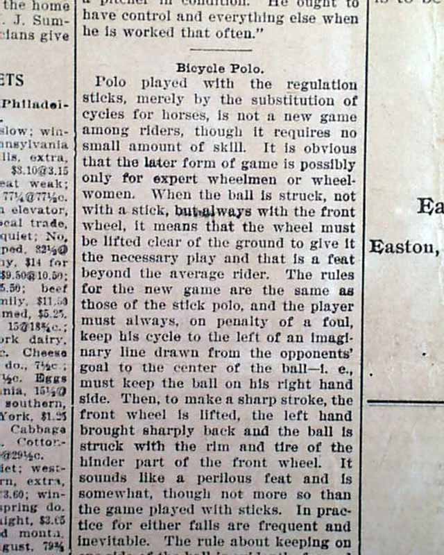 Baseball Player Charles Nichols, aka Kid Nichols... - RareNewspapers.com
