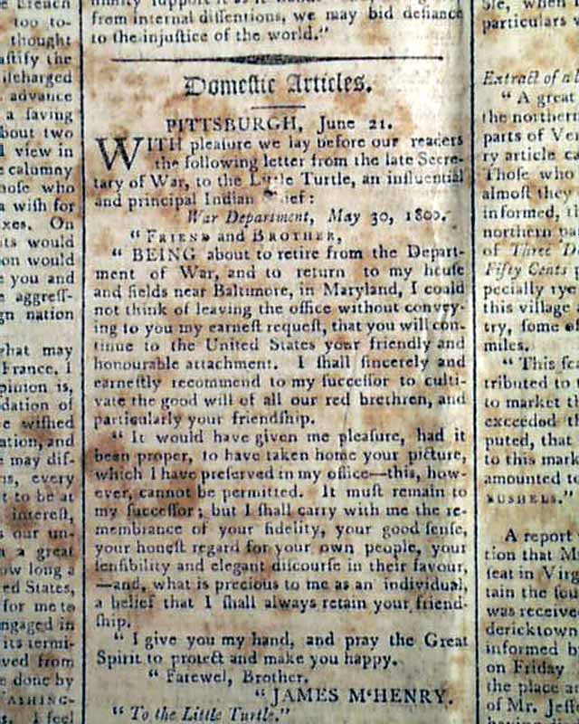 Thomas Jefferson died in 1801 ? - RareNewspapers.com