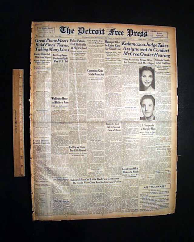 "Gone With the Wind" academy awards... - RareNewspapers.com