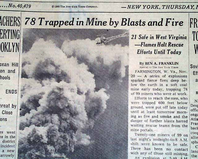 Farmington mining disaster... - RareNewspapers.com