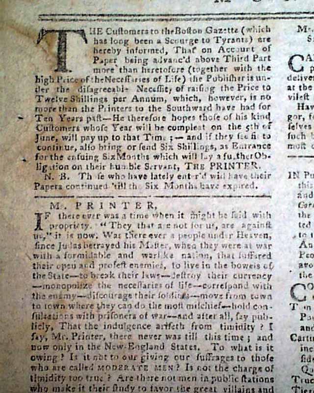 Paul Revere engraving... Much Revolutionary War content ...