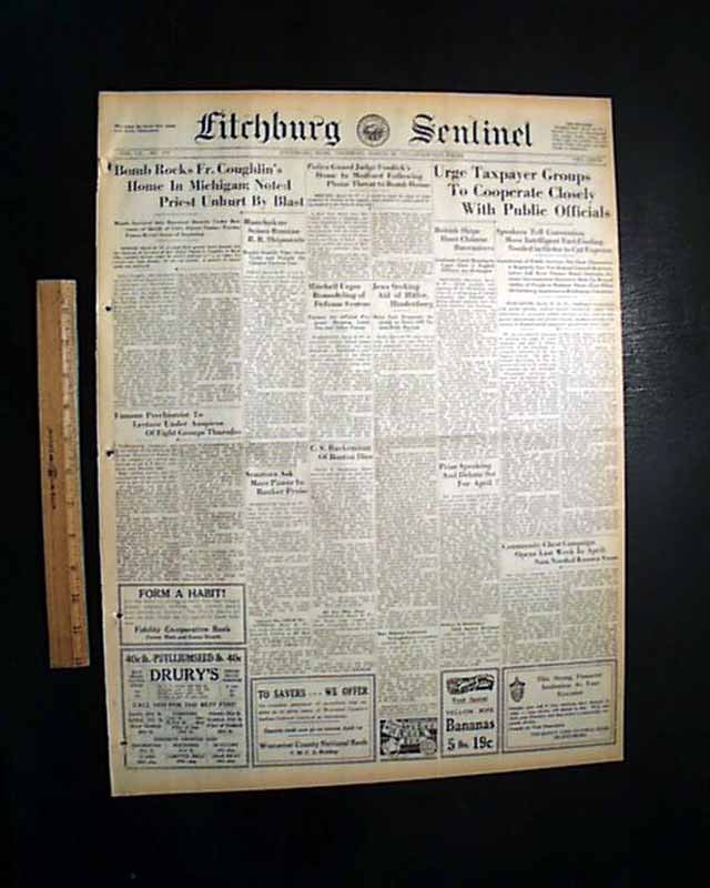 Nazis Boycott Jews in 1933.... - RareNewspapers.com