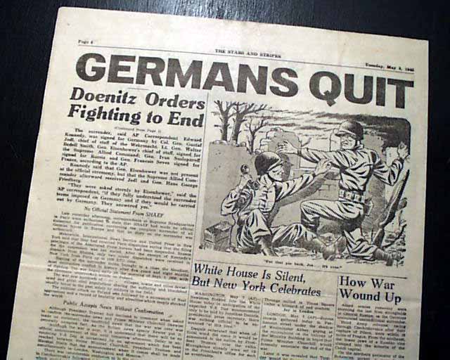 Nazis quit... Germany edition... - RareNewspapers.com