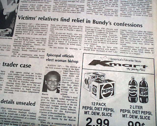 Ted Bundy electric chair execution... - RareNewspapers.com