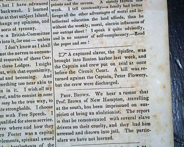 Early 1845 anti-slavery newspaper... - RareNewspapers.com