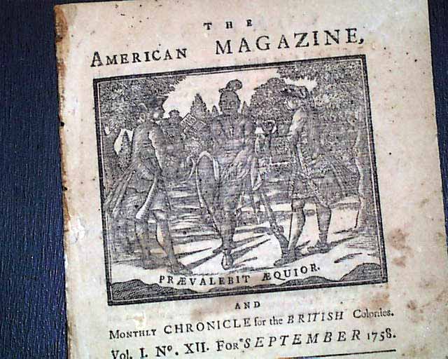 Very rare & early American Magazine... - RareNewspapers.com