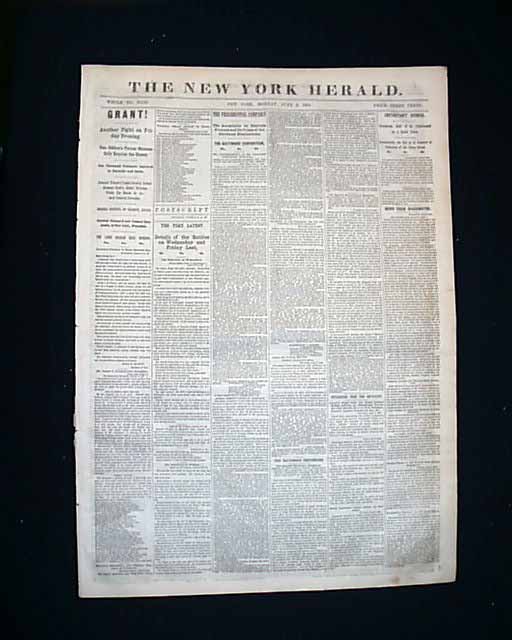 1864 Civil War Map - New Hope GA... - RareNewspapers.com