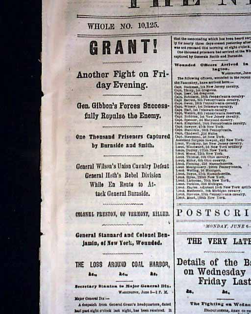 1864 Civil War Map - New Hope GA... - RareNewspapers.com
