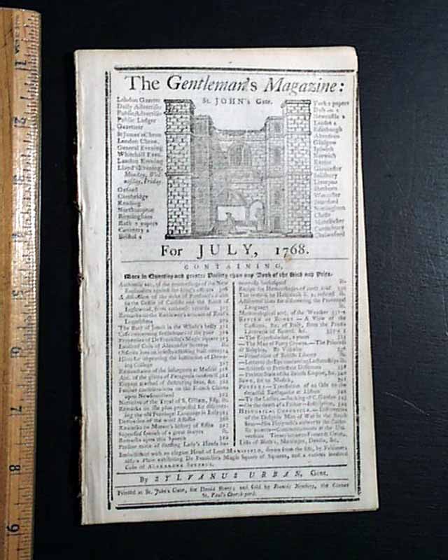 Ben Franklin's "A Magic Square of Squares" plate... - RareNewspapers.com