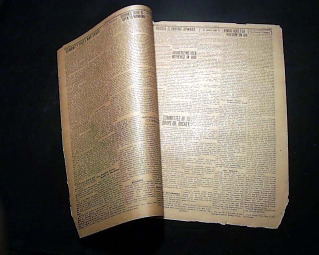 "Utopian" newspaper from the depths of the Depression ...