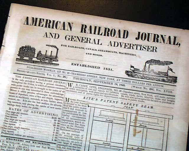First American railroad publication... - RareNewspapers.com
