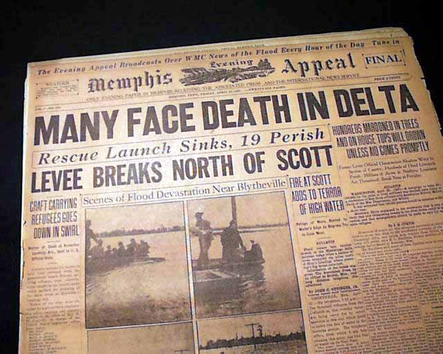 The Great Mississippi Flood of 1927.... - RareNewspapers.com