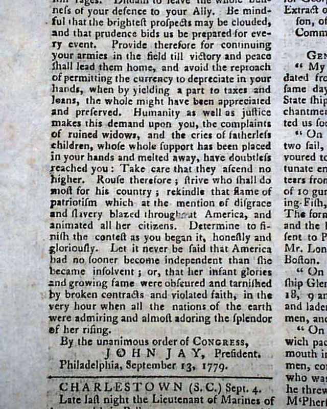 Part 2 of John Jay's historic "Circular Letter from Congress...to Their ...
