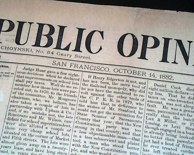 By one of the first Jewish newspaper publishers on the West Cosat ...