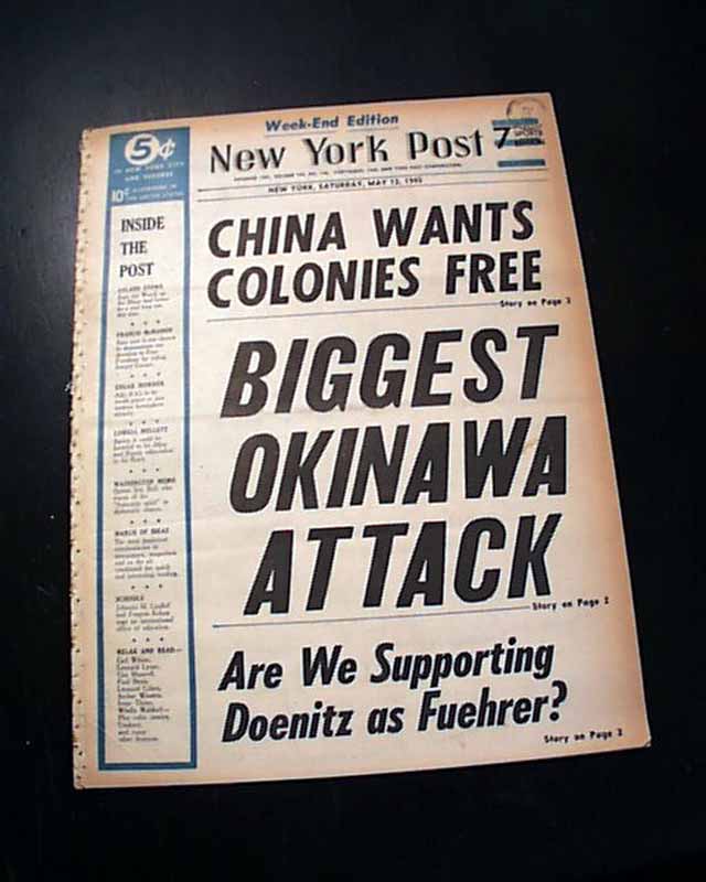 1945 Battle of Okinawa... - RareNewspapers.com