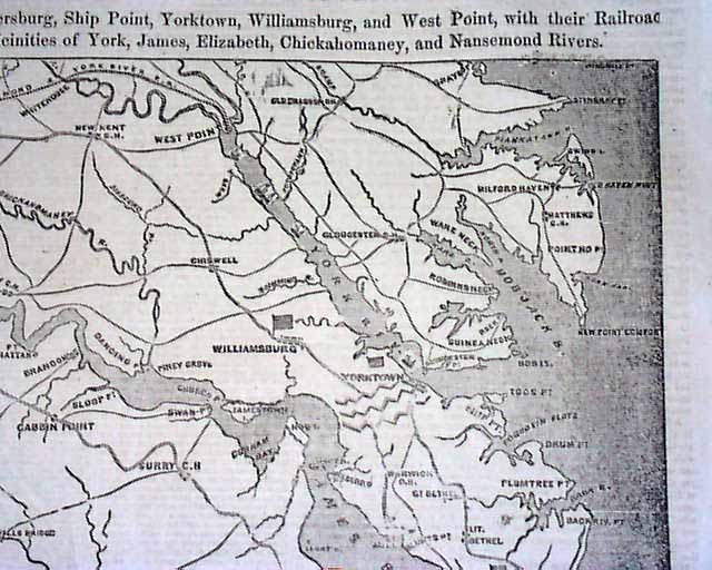 Huge map of Southeastern Virginia... - RareNewspapers.com