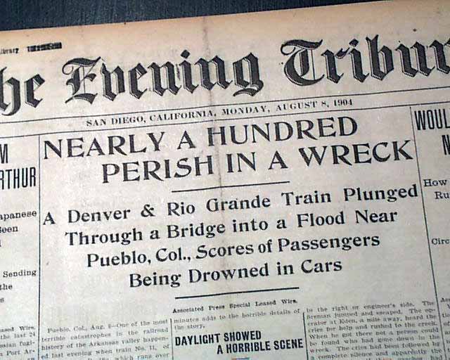 1904 Eden train wreck... - RareNewspapers.com