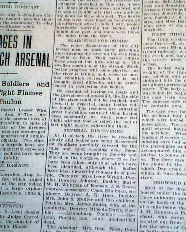 1904 Eden train wreck... - RareNewspapers.com