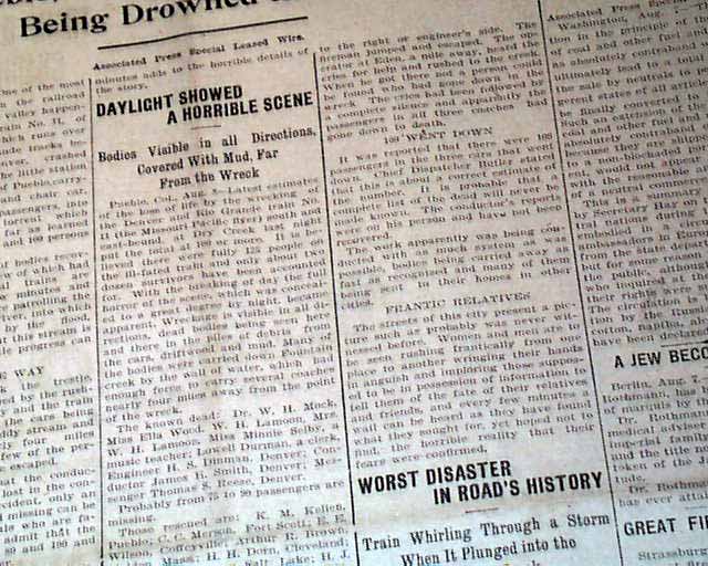 1904 Eden train wreck... - RareNewspapers.com