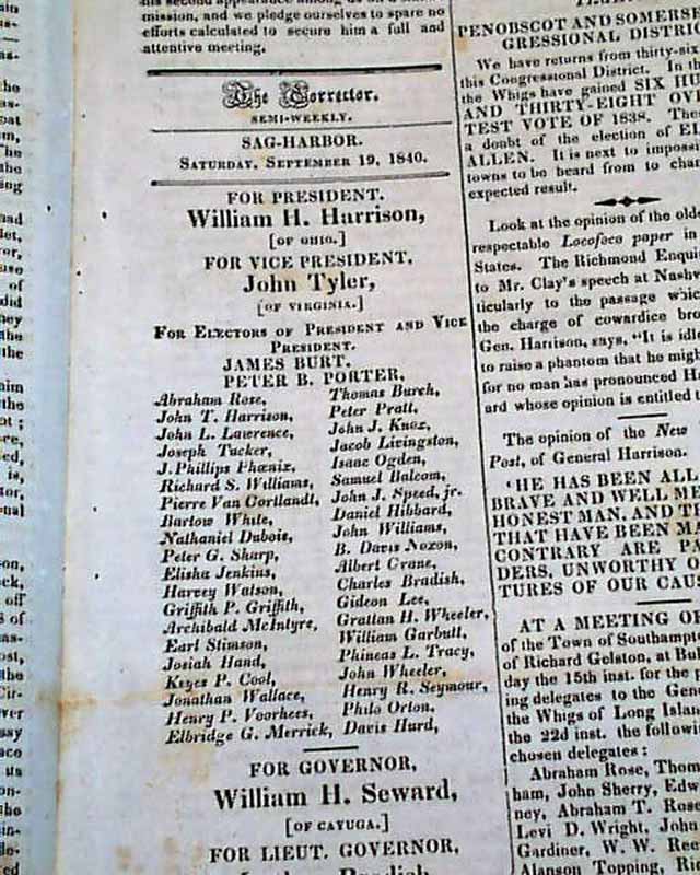 Early issue from 1830 Long Island... - RareNewspapers.com