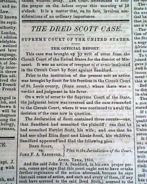 This historic Dred Scott case... - RareNewspapers.com