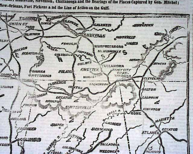 1862 Cotton States... - RareNewspapers.com