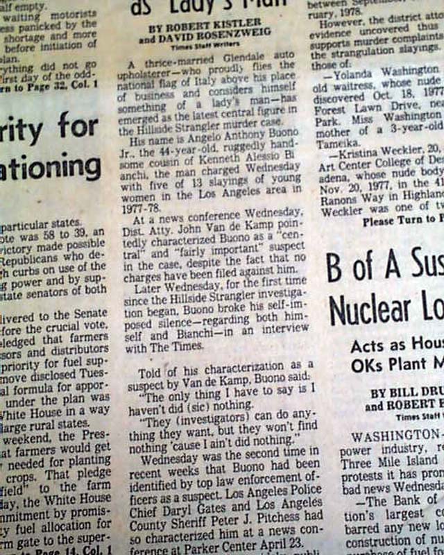 Hillside Strangler arrested in L.A. ?.... - RareNewspapers.com