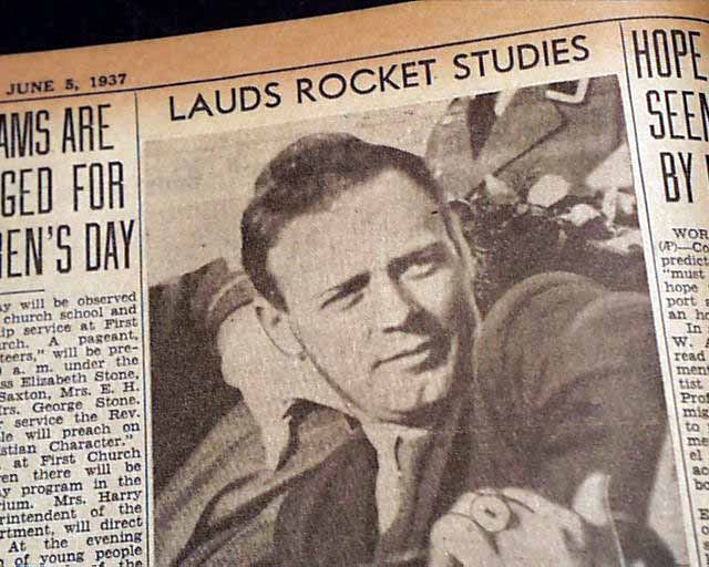 Charles Lindbergh & Robert Goddard... - RareNewspapers.com