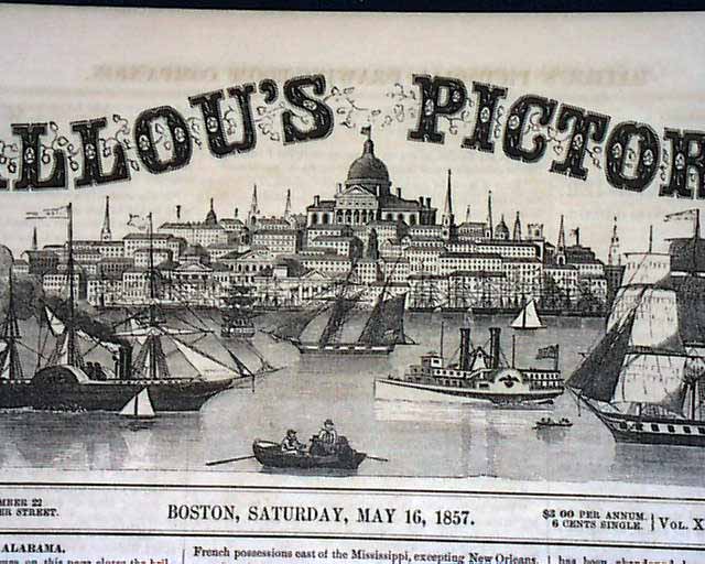 Sandy Hook NY Prints in 1857... - RareNewspapers.com