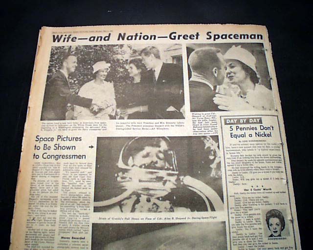 America's first man in space... - RareNewspapers.com