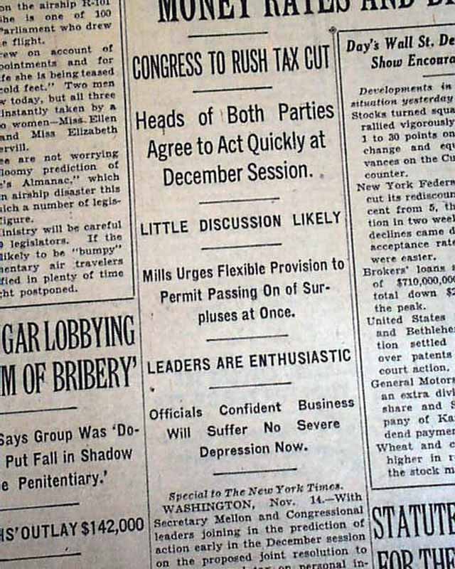 1929 Stock Market Crash... - RareNewspapers.com