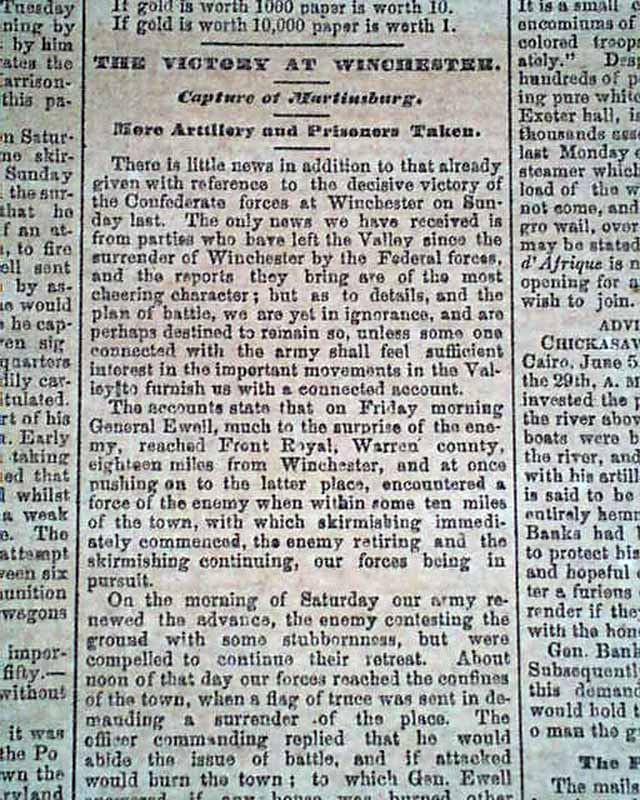 A Memphis Confederate newspaper printed in Atlanta... - RareNewspapers.com