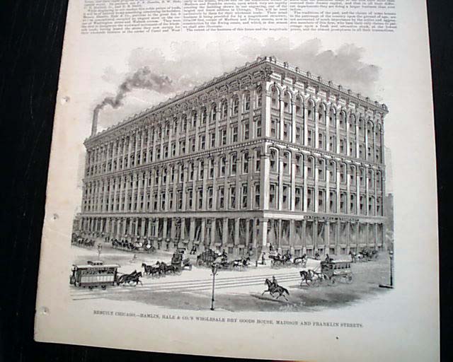 Rebuilding after the Great Chicago Fire... - RareNewspapers.com