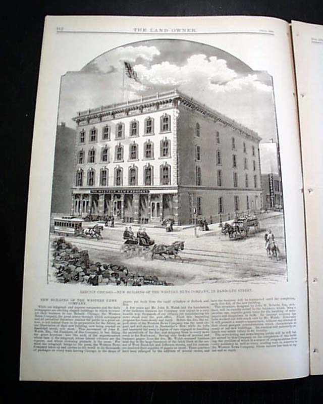 Rebuilding after the Great Chicago Fire... - RareNewspapers.com